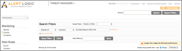 Mitigating Risks of Elasticsearch Deployment – Alert Logic Support Center